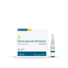 Calcium gluconate-SOLOpharm composition, instruction | Solopharm