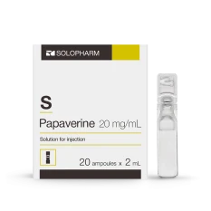 Papaverine composition, instruction | Solopharm